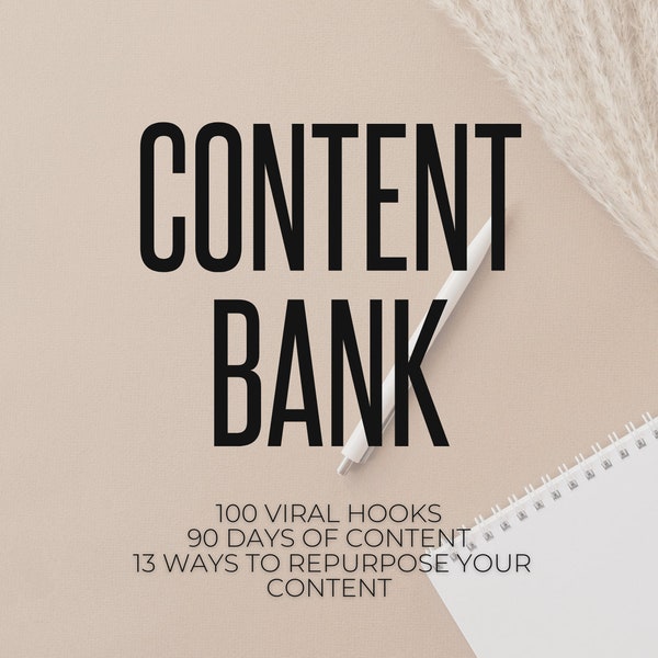Content Bank - Etsy