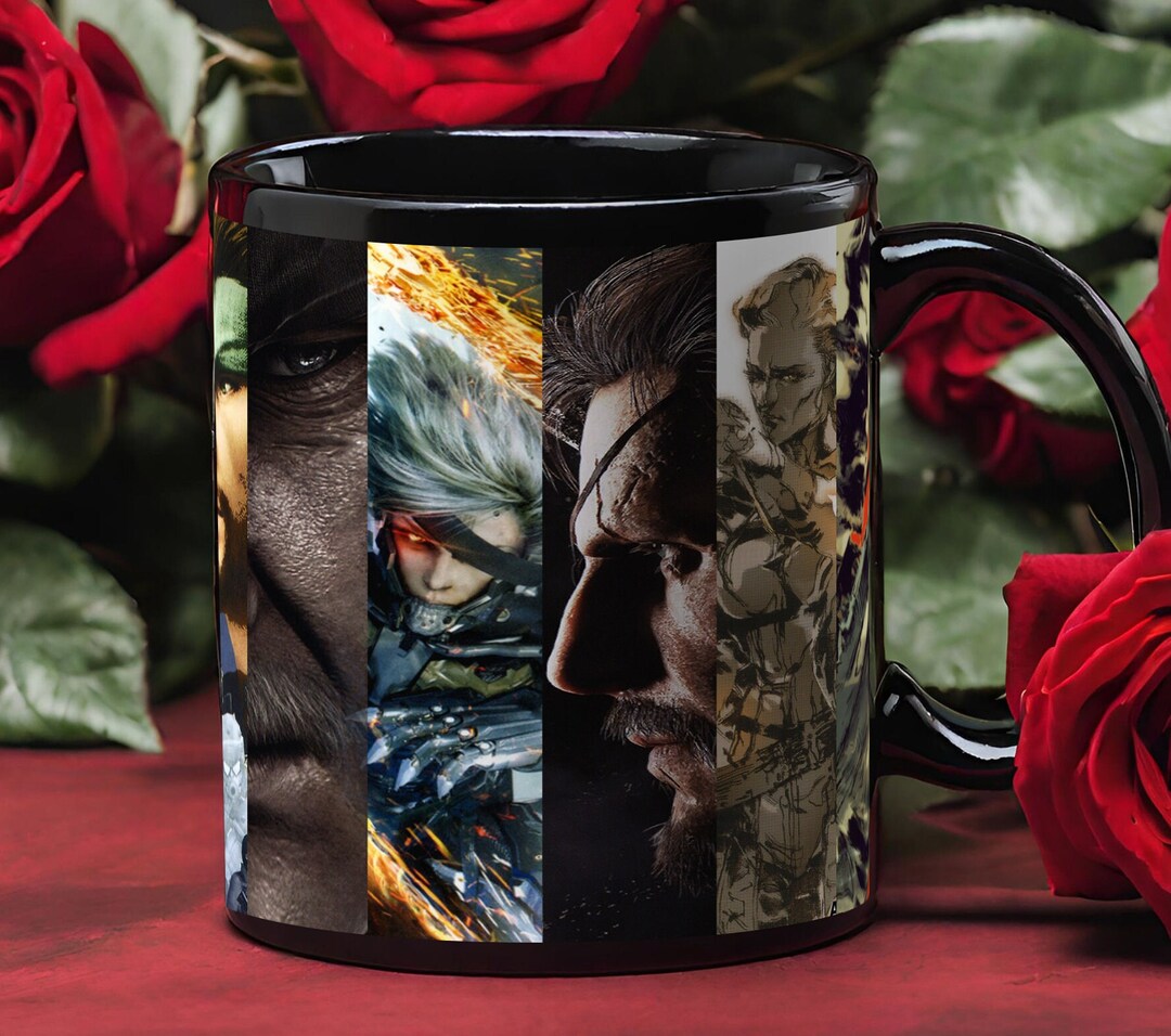Metal Gear Solid Series Black Coffee Mug, Gifts for Him, Gifts for ...