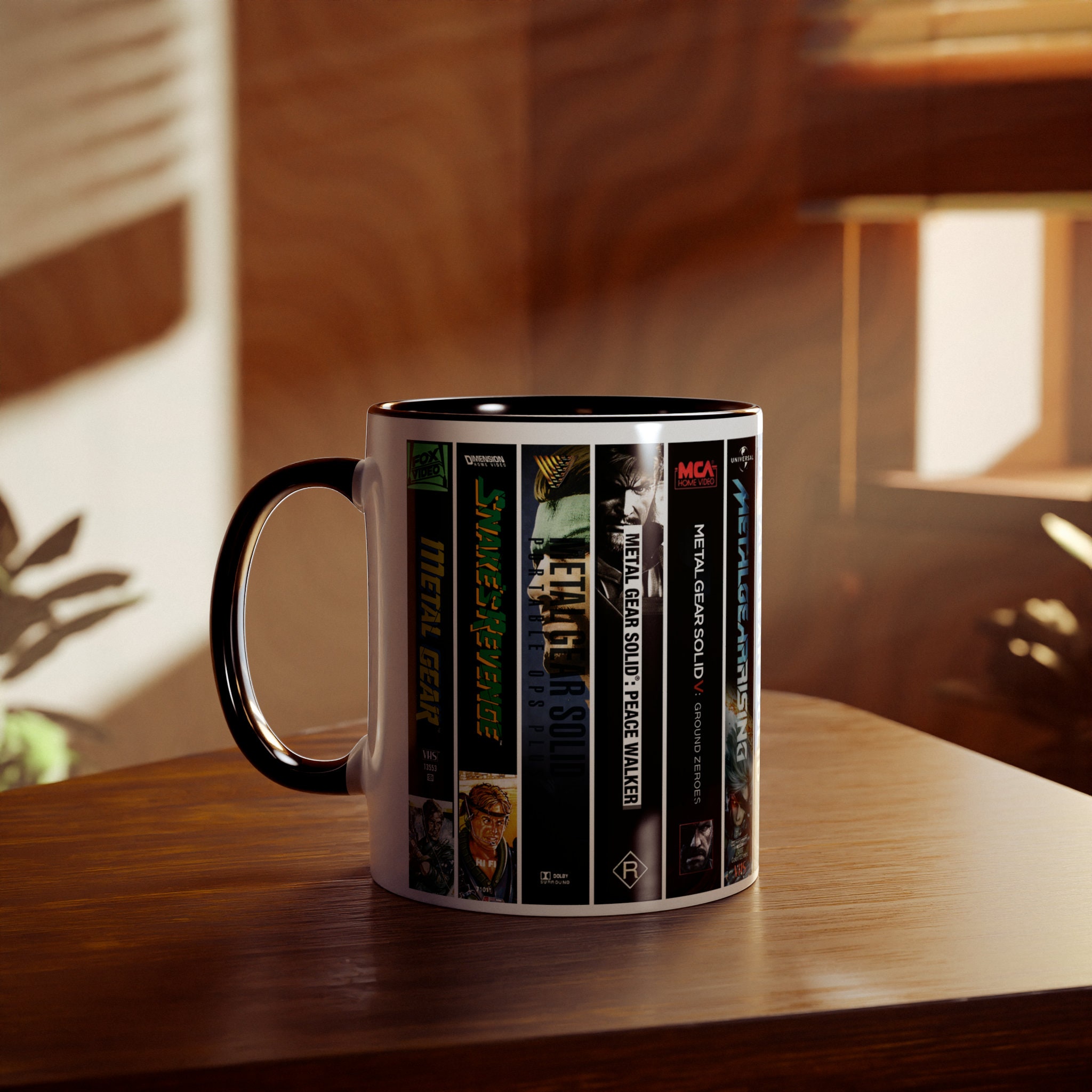 Metal Gear Solid VHS Retro Two-tone Coffee Mug, Gifts for Him, Gifts ...