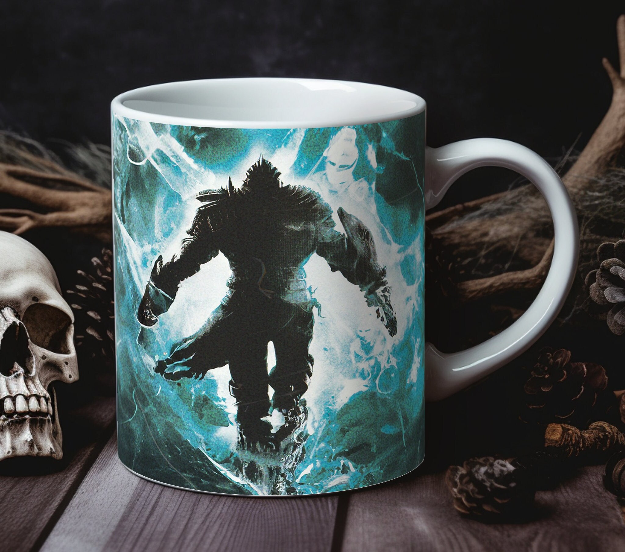 Dark Souls White Coffee Mug, Fromsoftware, Gifts for Him, Gifts for ...