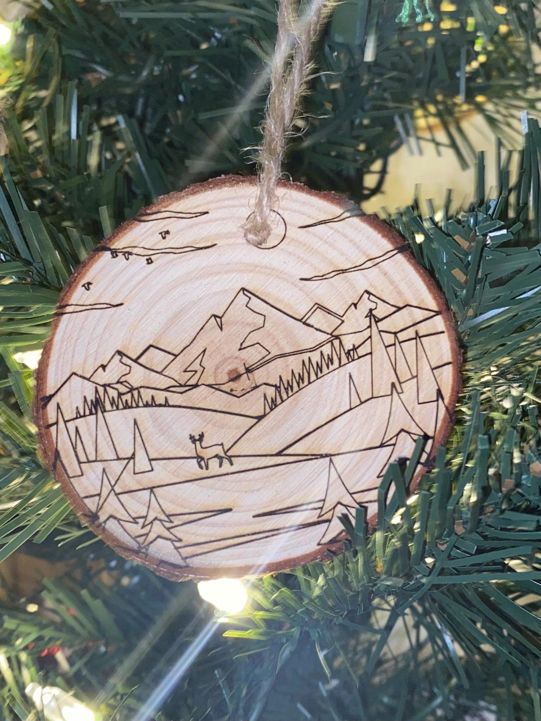 Laser Engraved Mountain - Etsy