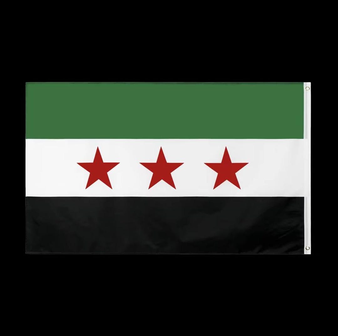 Syrian Revolution Flag 3 Star Freedom Flag High-quality Durable Banner ...