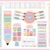 Pastel Polka Dot Themed Literacy Resources Classroom/bulletin Board ...