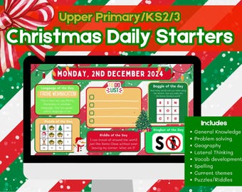 ASN Friendly/calming Colours Daily Morning Starter Class Display Slides ...