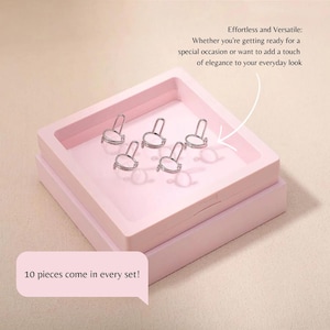 Non Tarnish Wudu Nail Rings Gold or Silver Adjustable 10pcs With Free ...