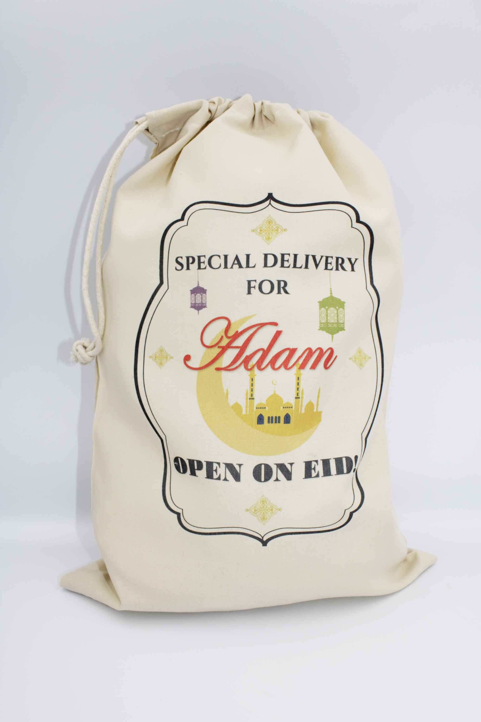 Personalised Eid Sacks, Ramadan / Eid Gift Kids / Adults Eid Gift ...