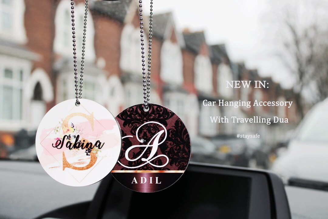 Islamic Dua for Travel Car Hanging Accessory, Travel Dua Keyring ...