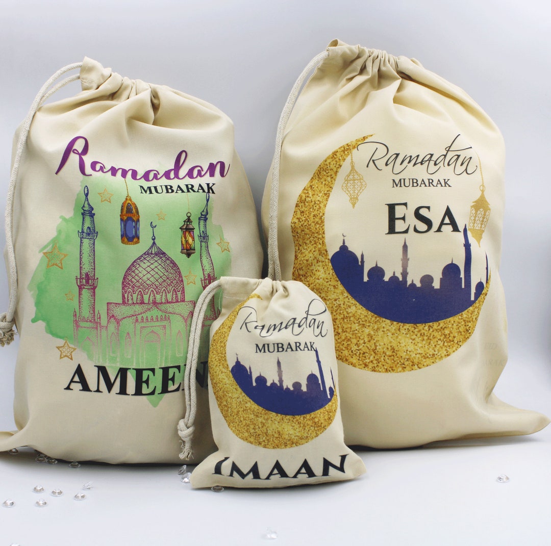 Personalised Ramadan Sacks, Ramadan / Eid Gift Kids / Adults Eid Gift ...