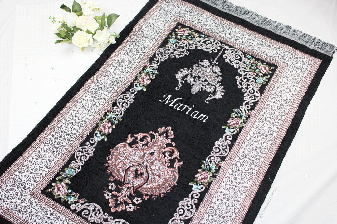Personalised Prayer Mat, Personalised Musallah, Prayer Rug ...