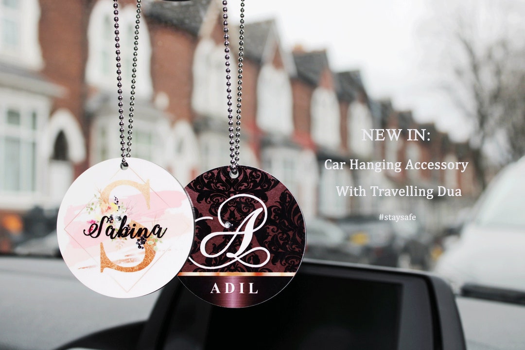 Islamic Dua for Travel Car Hanging Accessory, Travel Dua Keyring ...
