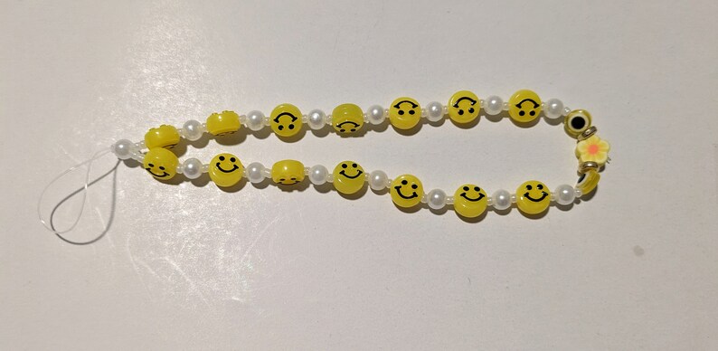 Smileys and Pearls Super Cute Preppy Phone Charm - Etsy