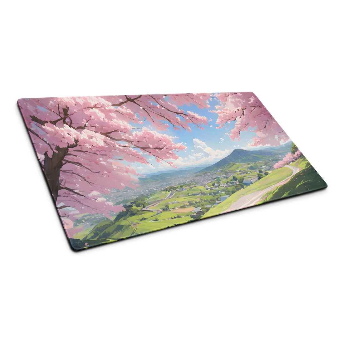 XXL Gaming Mouse Pad Sakura Trees Beautiful Landscape - Etsy