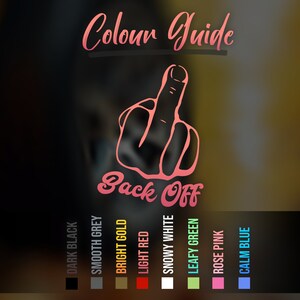 Car Funny Back off Car Decal Window & Bumper Car Sticker Van Decal ...