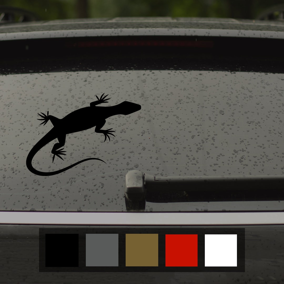 Car Animal Lizard Decal | Window & Bumper Sticker | Van Decal ...