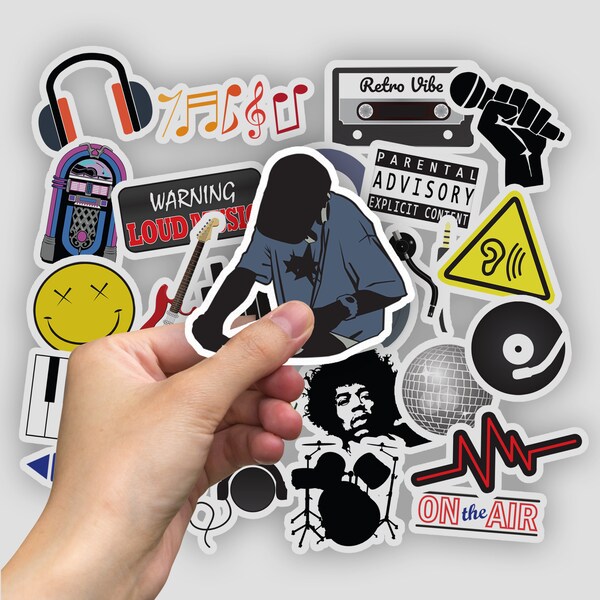Music Sticker - Etsy