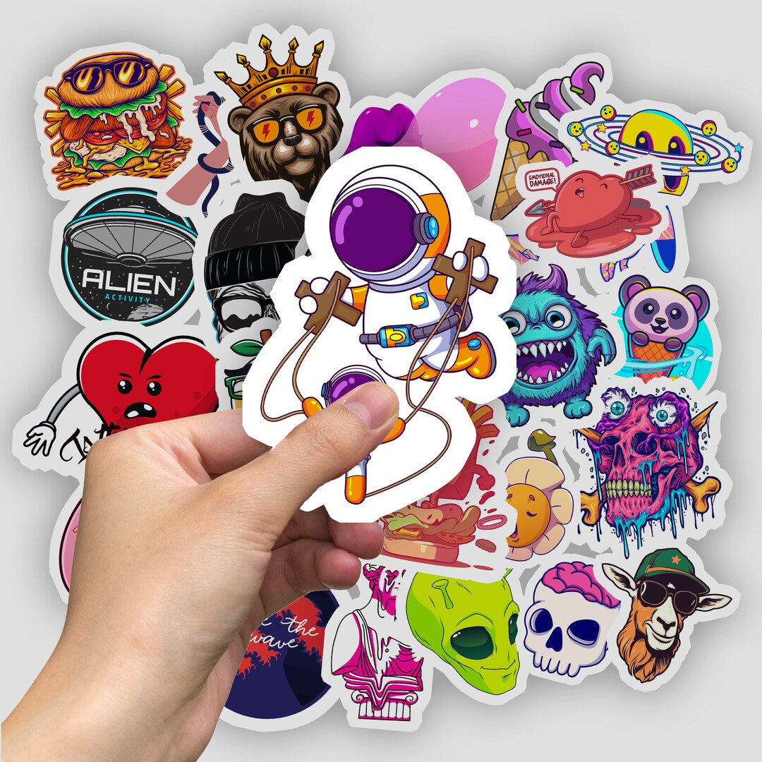 100pc Super Sticker Bomb Random Vinyl Decals | Sticker Sheet | Street ...