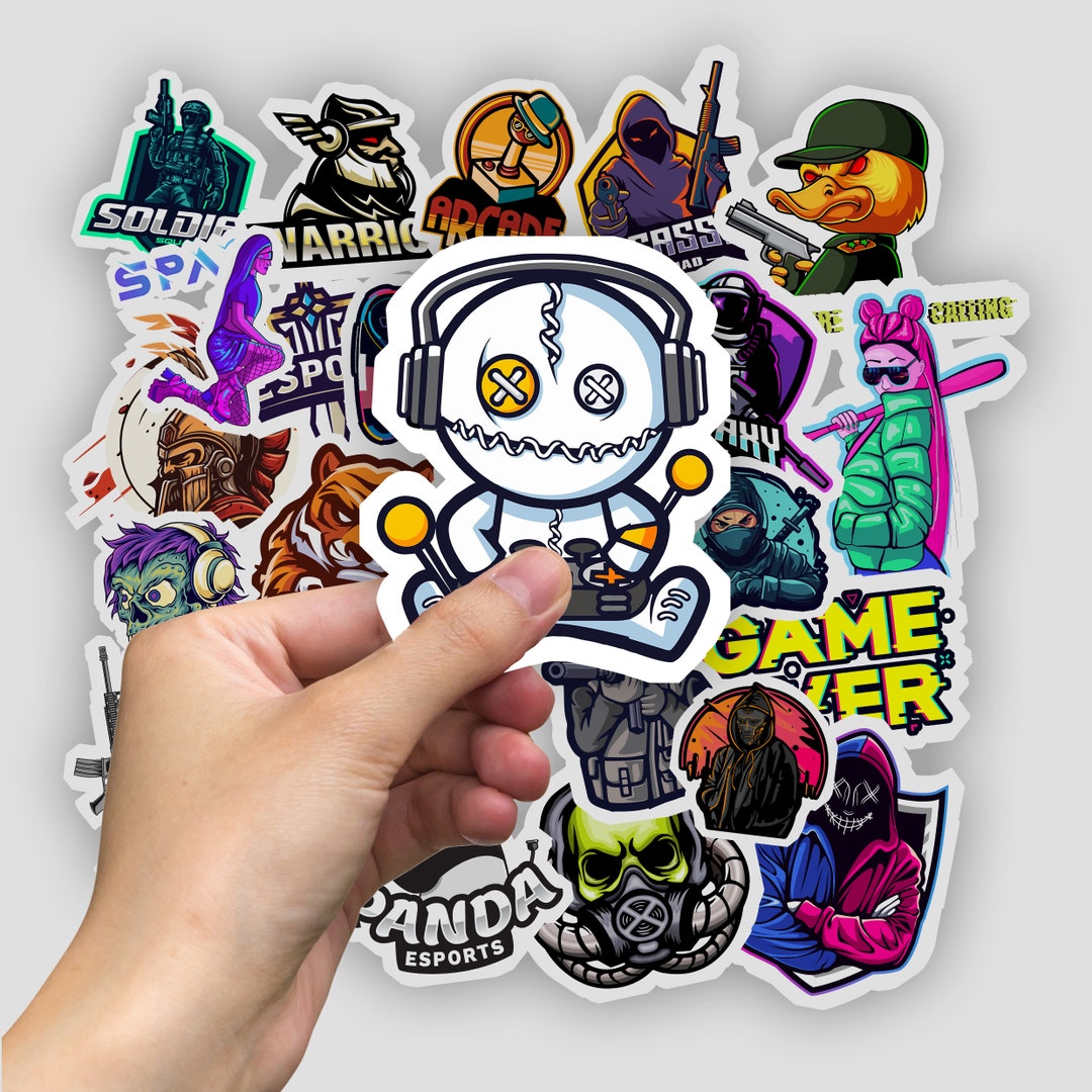 50Pc Gaming Stickers Gamer Vinyl Cute Decals Sticker Bomb GTA 6 ...