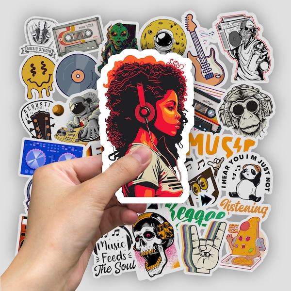Music Sticker - Etsy