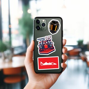 50pc Formula One Stickers F1 Vinyls Cute Cyclist Decals | Sticker Bomb ...