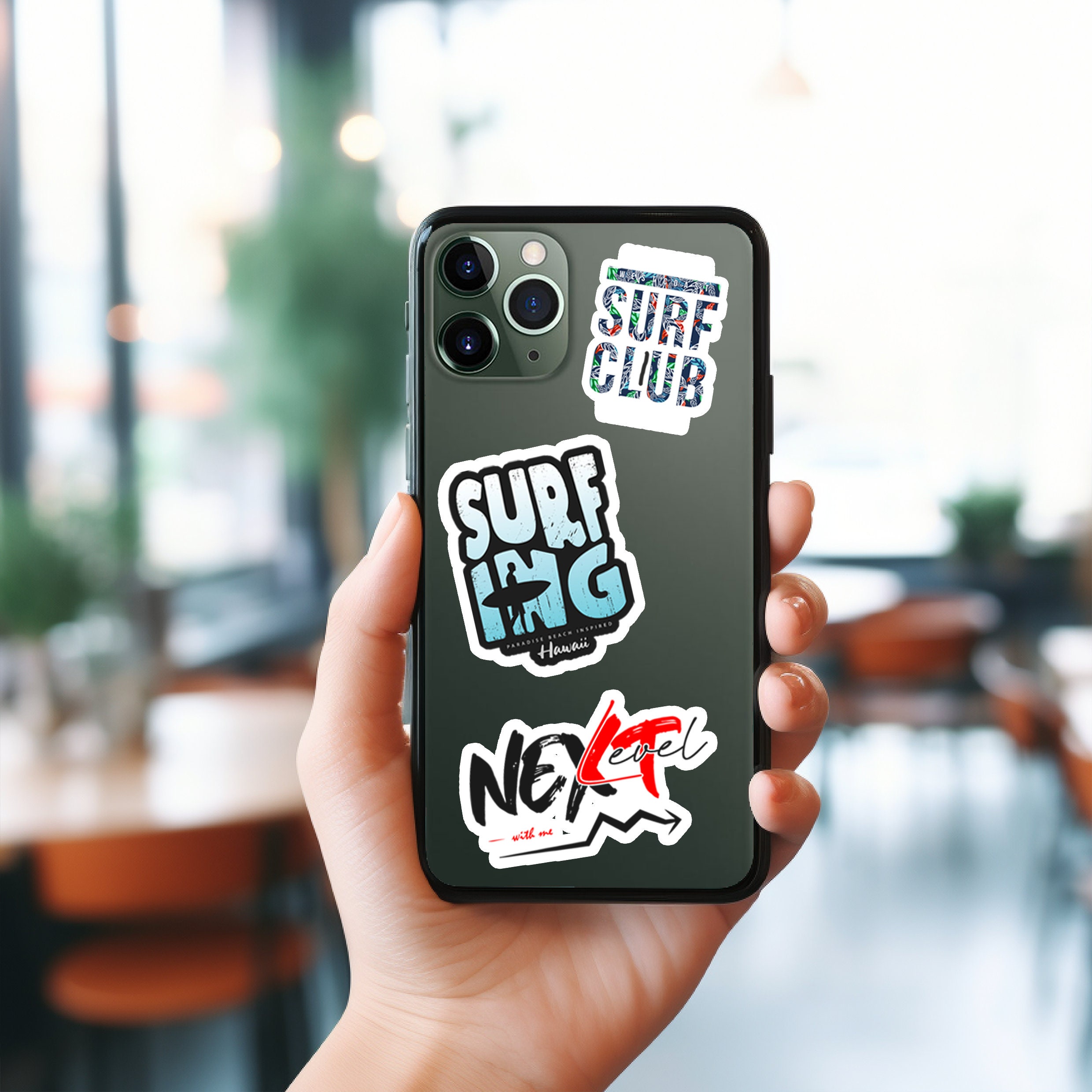 75pc Surf Stickers Surfer Vinyls Cute Beach Decals | Sticker Bomb ...