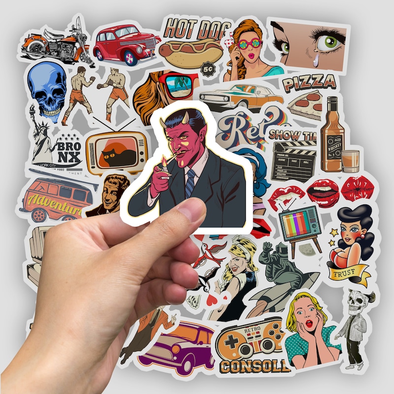 Old School Cool Stickers - Etsy