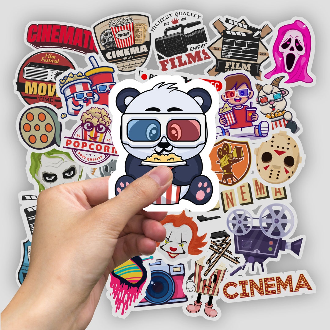 50pc Movie Stickers Film Vinyls Cute Film Decals | Sticker Bomb | Actor ...