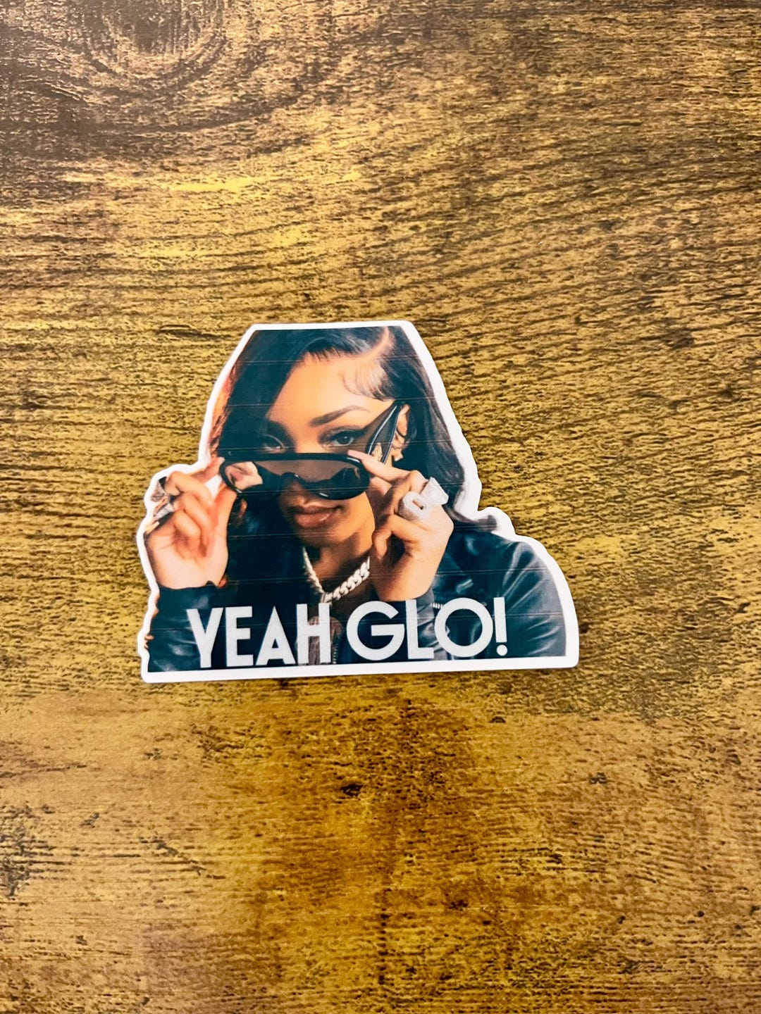 Glorilla Vinyl Sticker, Get 'em Glo, Rapper, Female Artist, Yeah Glo - Etsy