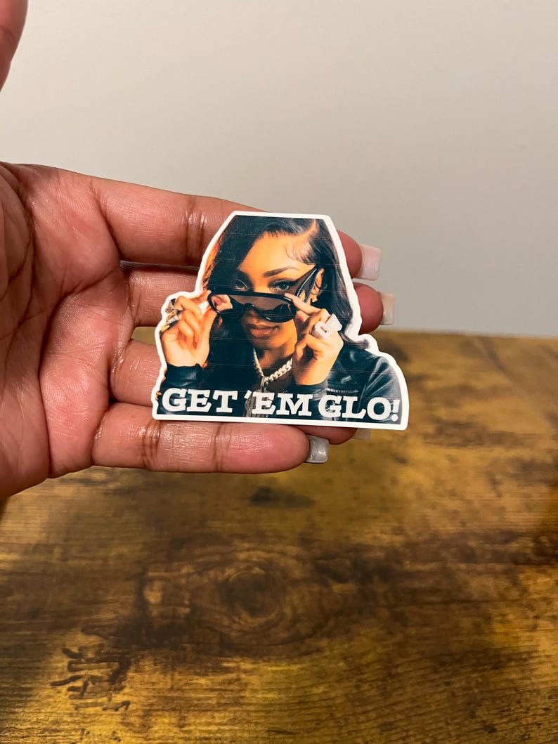 Glorilla Vinyl Sticker, Yeah Glo, Rapper, Female Artist, Get ‘em Glo - Etsy