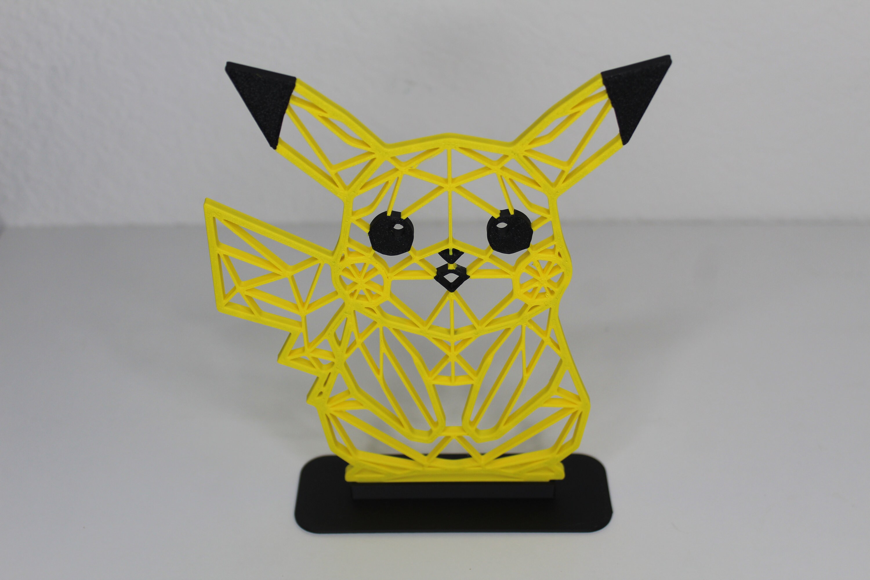 Pikachu Line Art Figure & Stand - Etsy