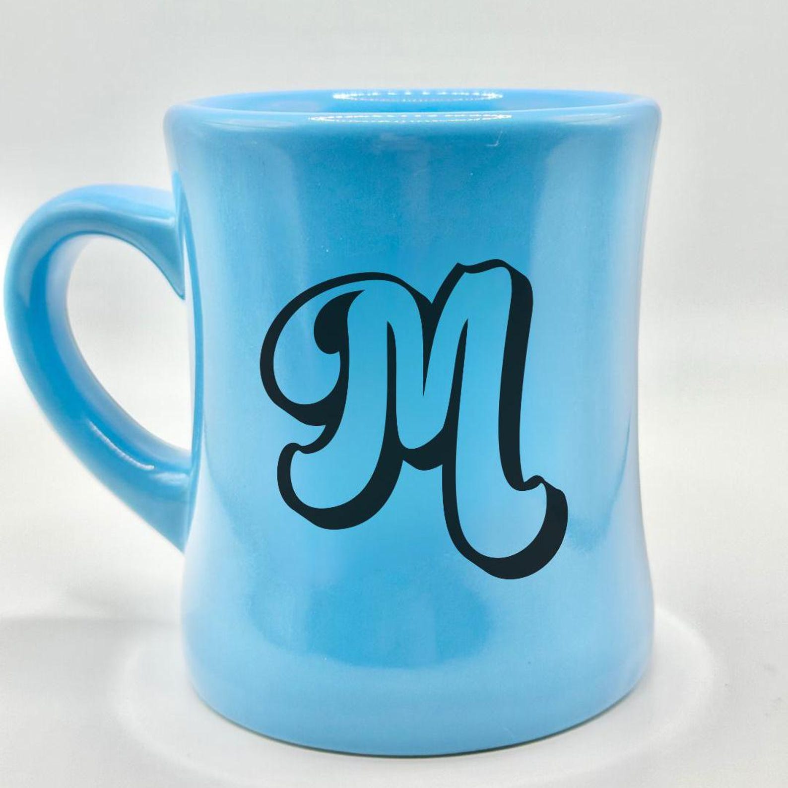 Custom Letter Mug Restaurant Coffee Cup Personalized Letter Mug Gift ...