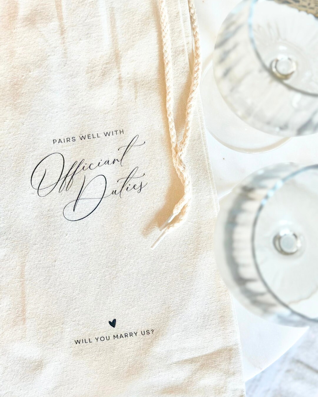 Custom Wine Bag Pairs Well With Bridesmaid Duties Wine Bag Gift for ...