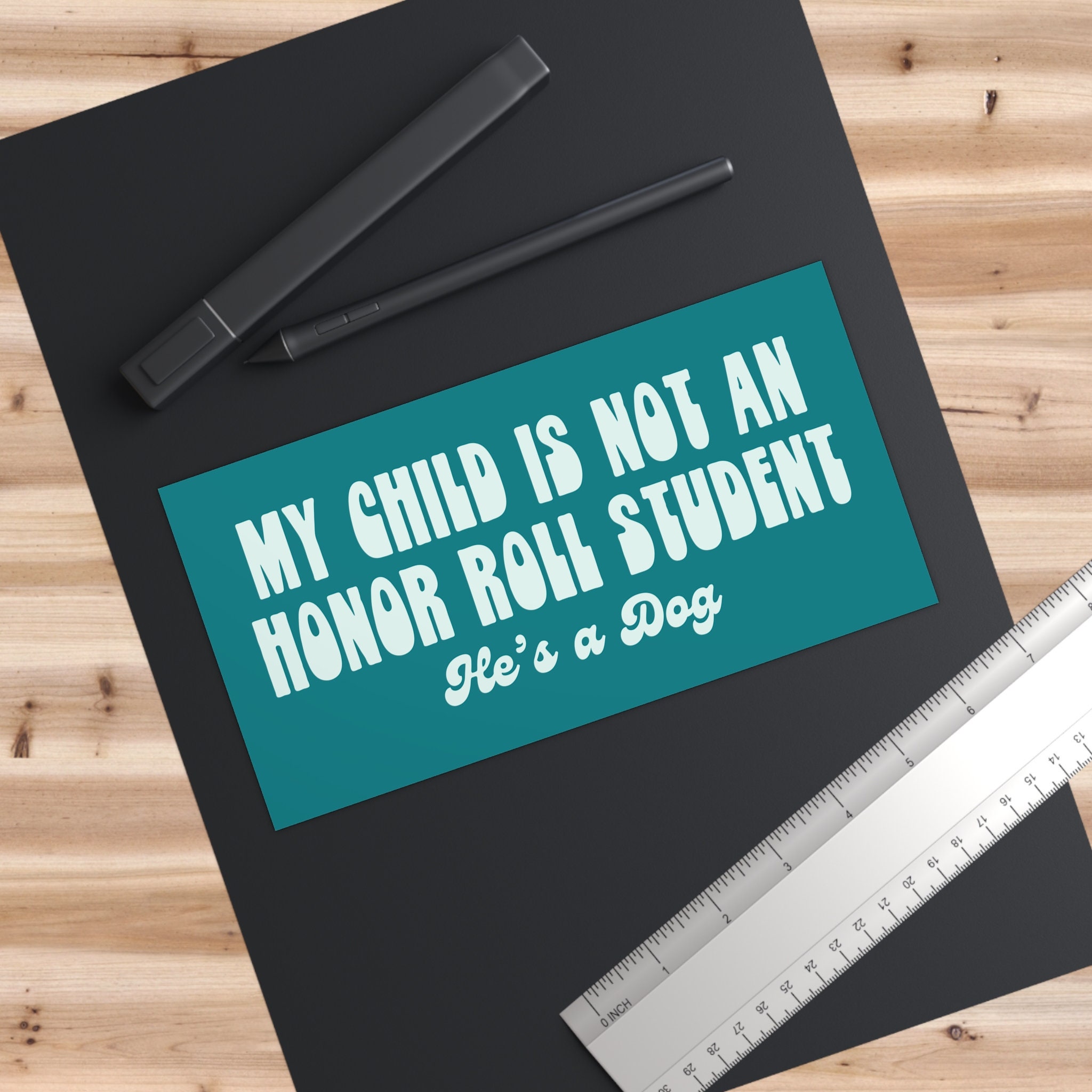 Funny Parenting Bumper Sticker Dog Dad Funny Gift for Pet Owner ...