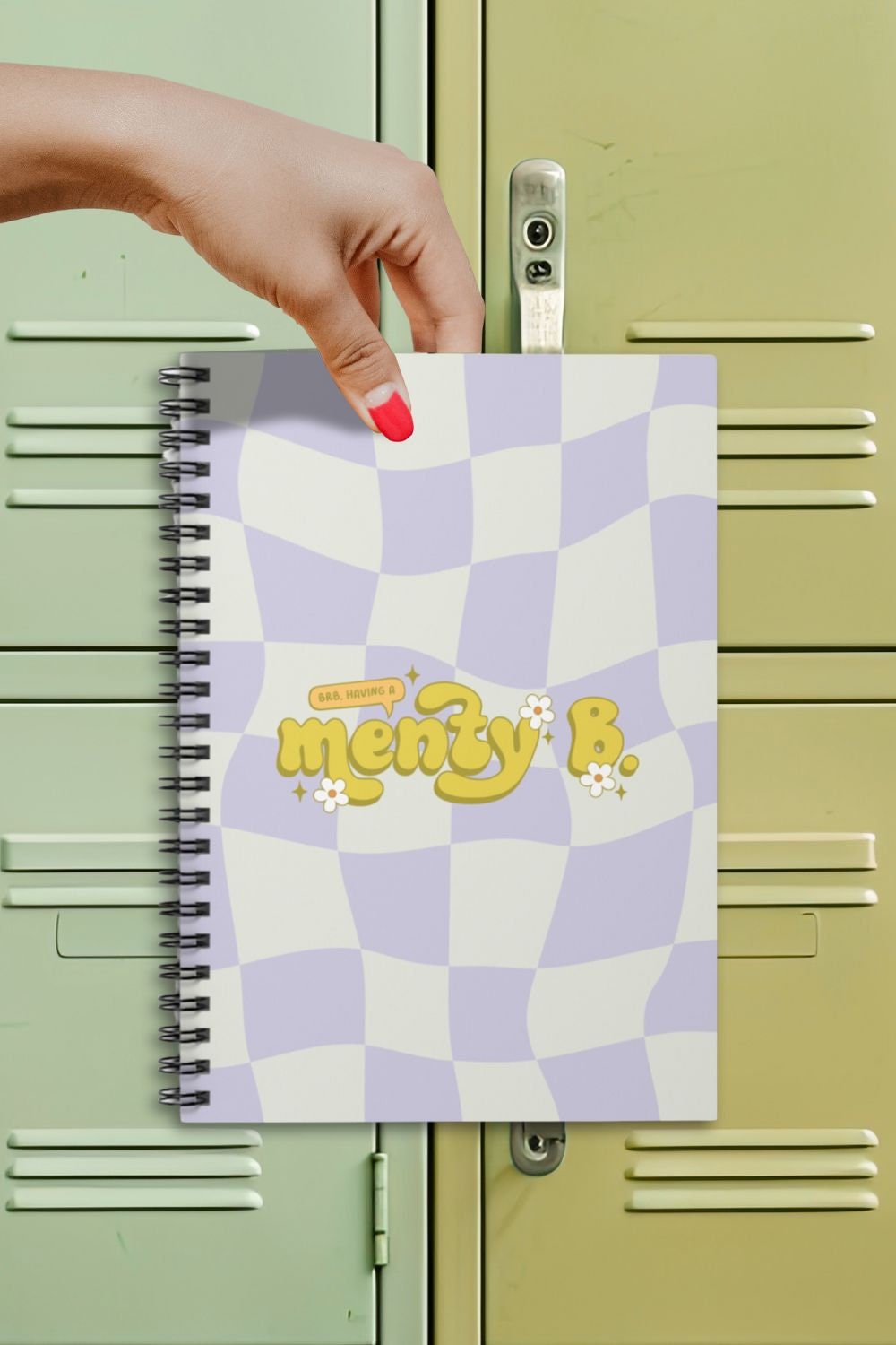 Personalized Retro Wavy Notebook Quirky Humor Vintage Diary Customized ...