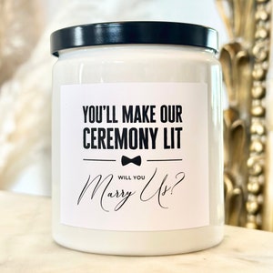 Officiant Proposal Gift Box Wedding Officiant Gift Funny Candle Will ...
