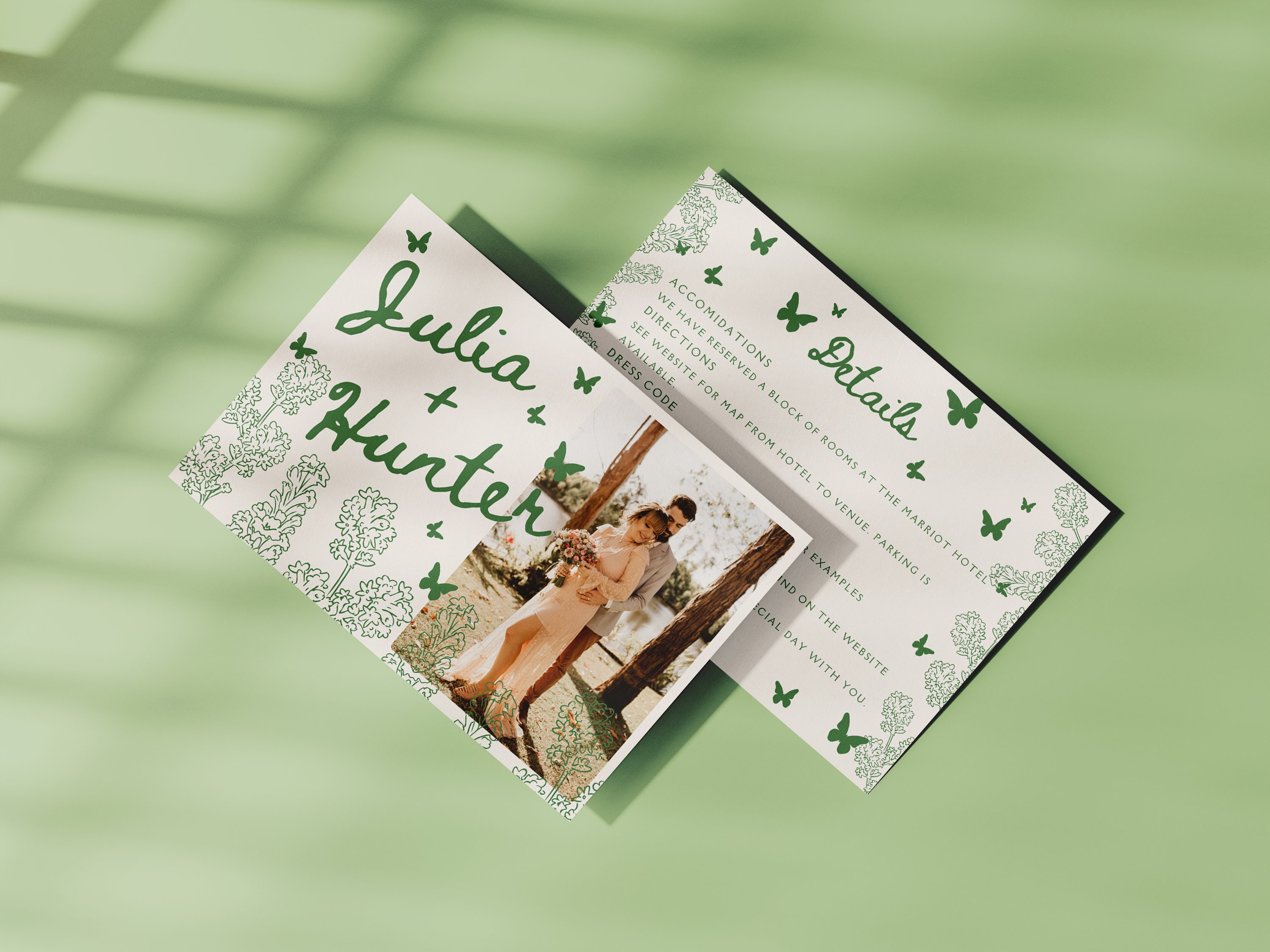 Cottagecore Floral Wedding Invitation Suite Fairytale Wedding Invite ...