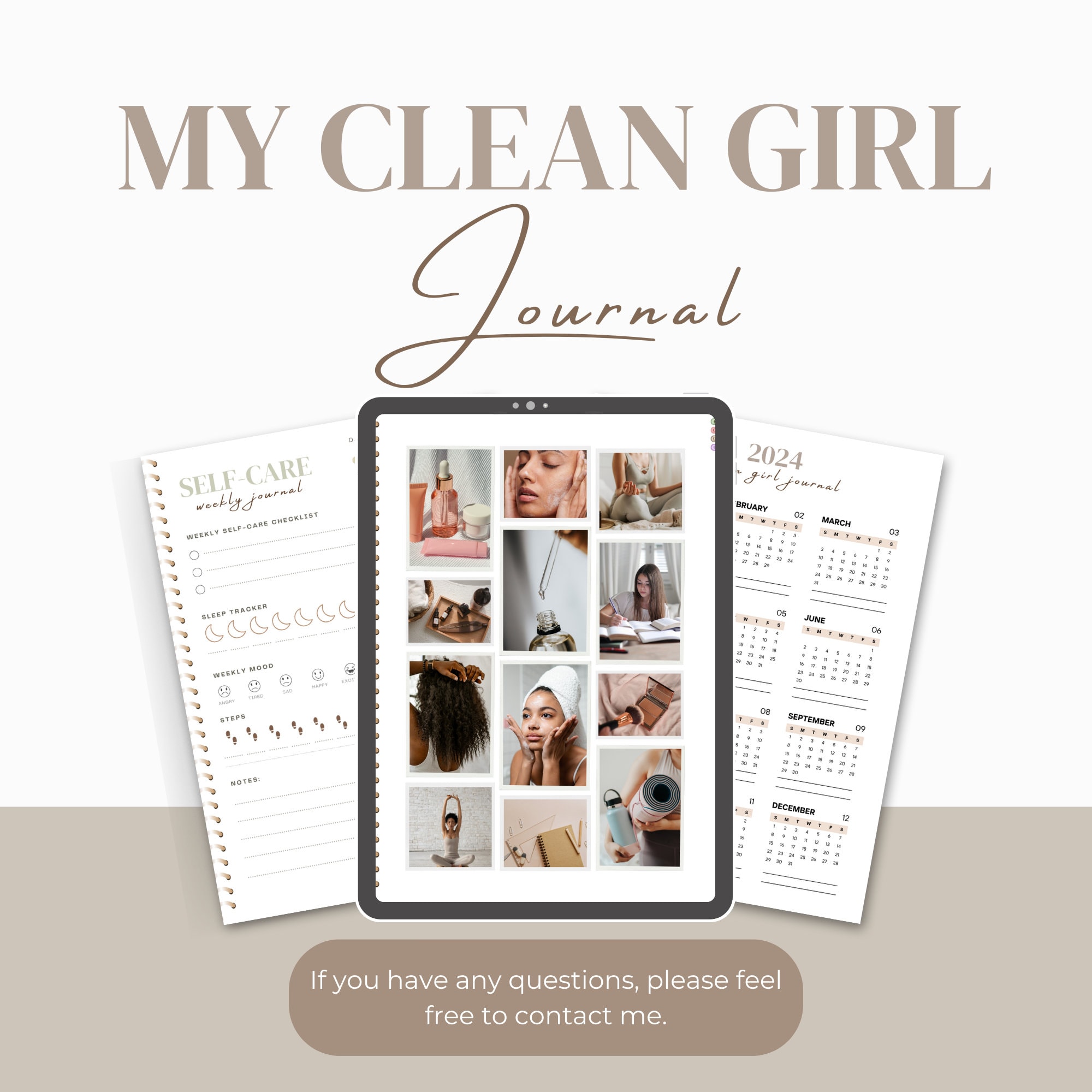 Mijn Digitale Clean Girl Dagboek 2024 Goal Setter ...