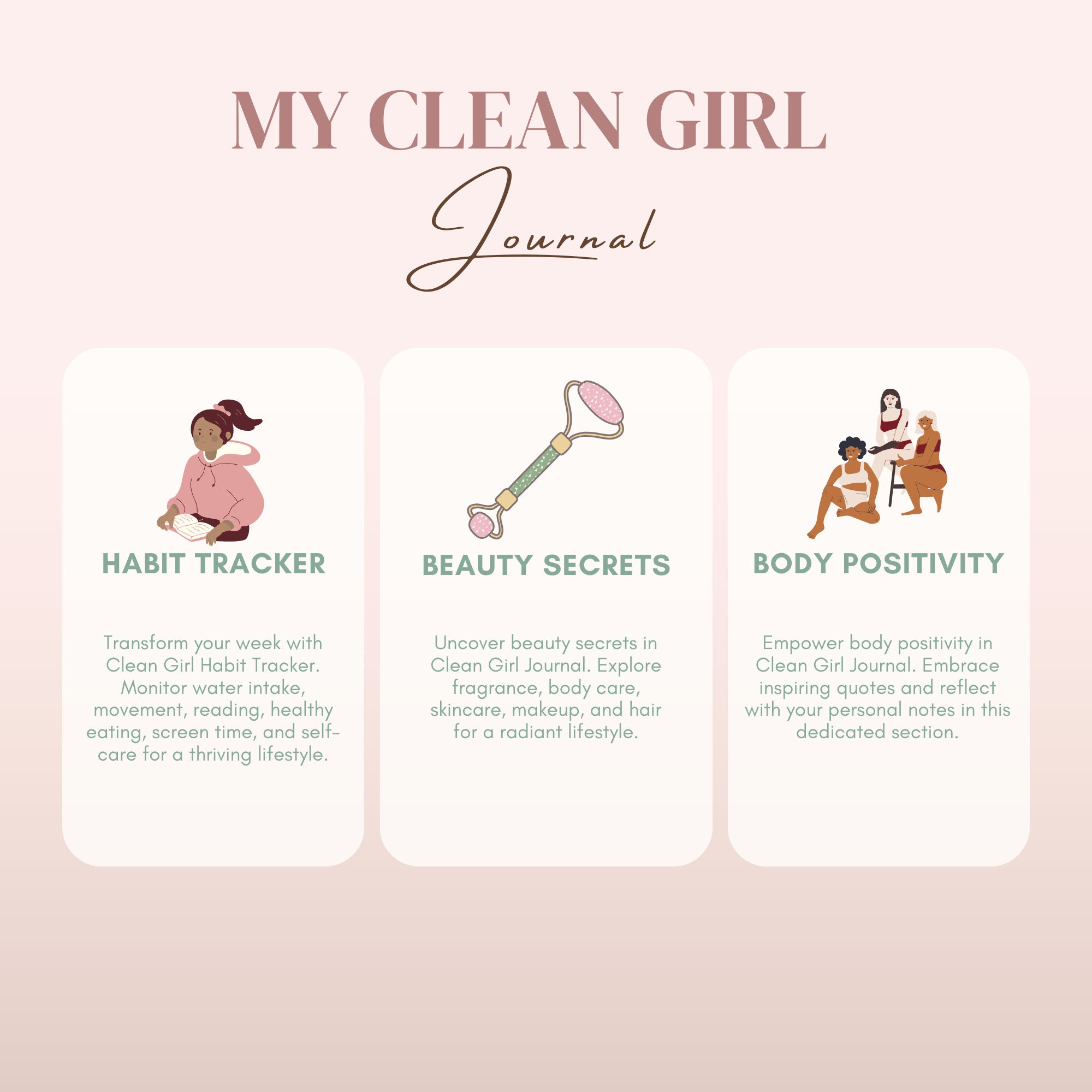 Mijn Digitale Clean Girl Dagboek 2024 Goal Setter ...