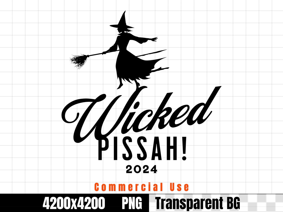 Wicked Pissah PNG, Commercial Use, Transparent PNG, Halloween Png, High ...