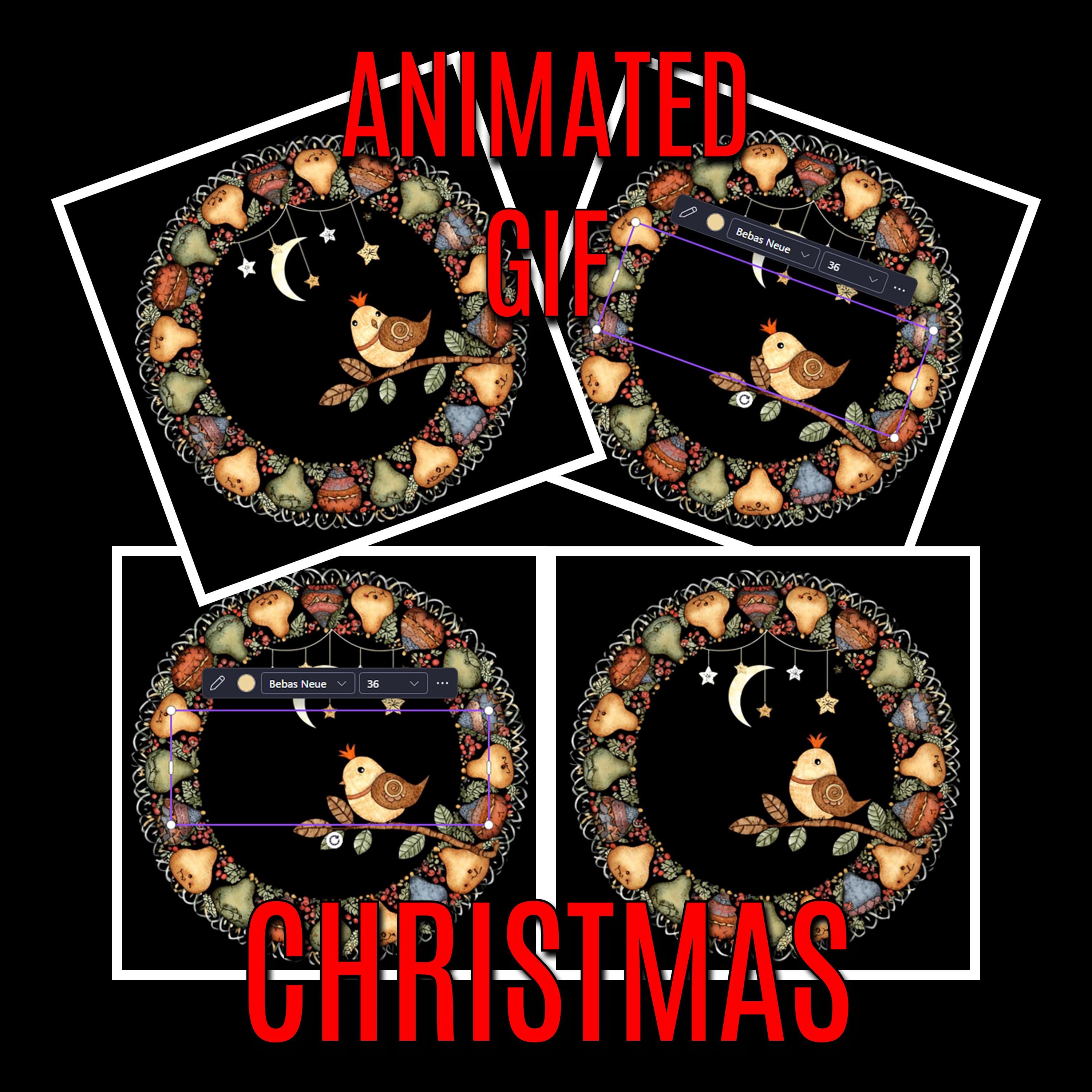 12 Days of Christmas Animated Gifs - Festive Looping Clips - Etsy