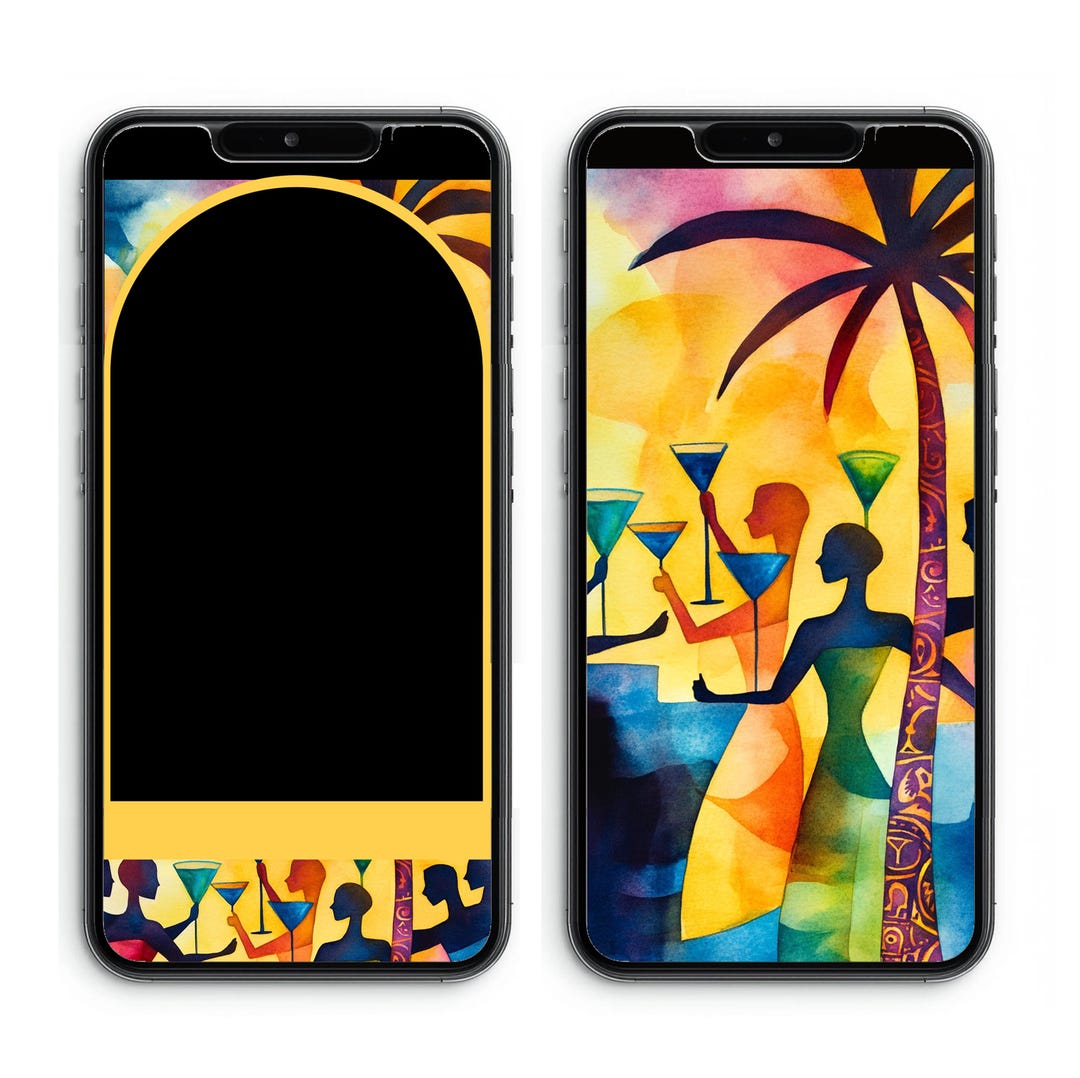 Home and Lock Screens Wallpaper Set | Spring Break Phone Wallpaper ...