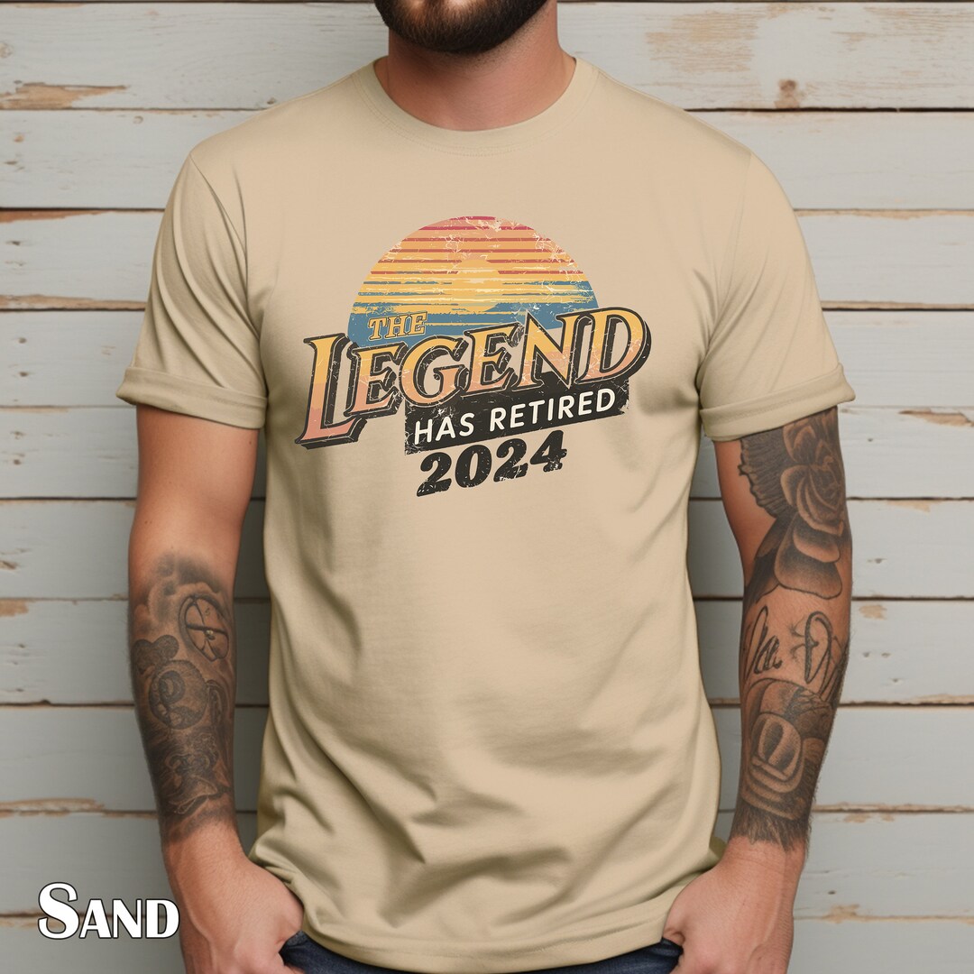 Legend Retire Shirt, Retirement Shirt, the Legend Has Retired ...
