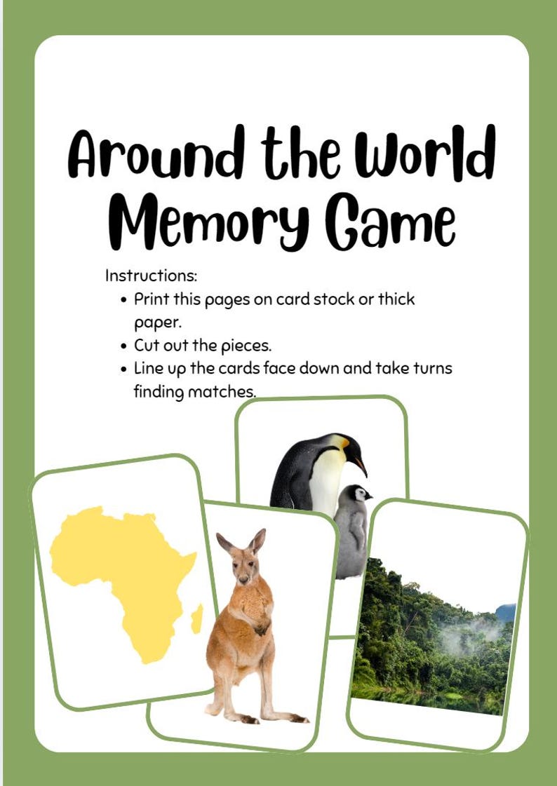 Continents Bundle Preschool Printable Montessori Activity Pack ...