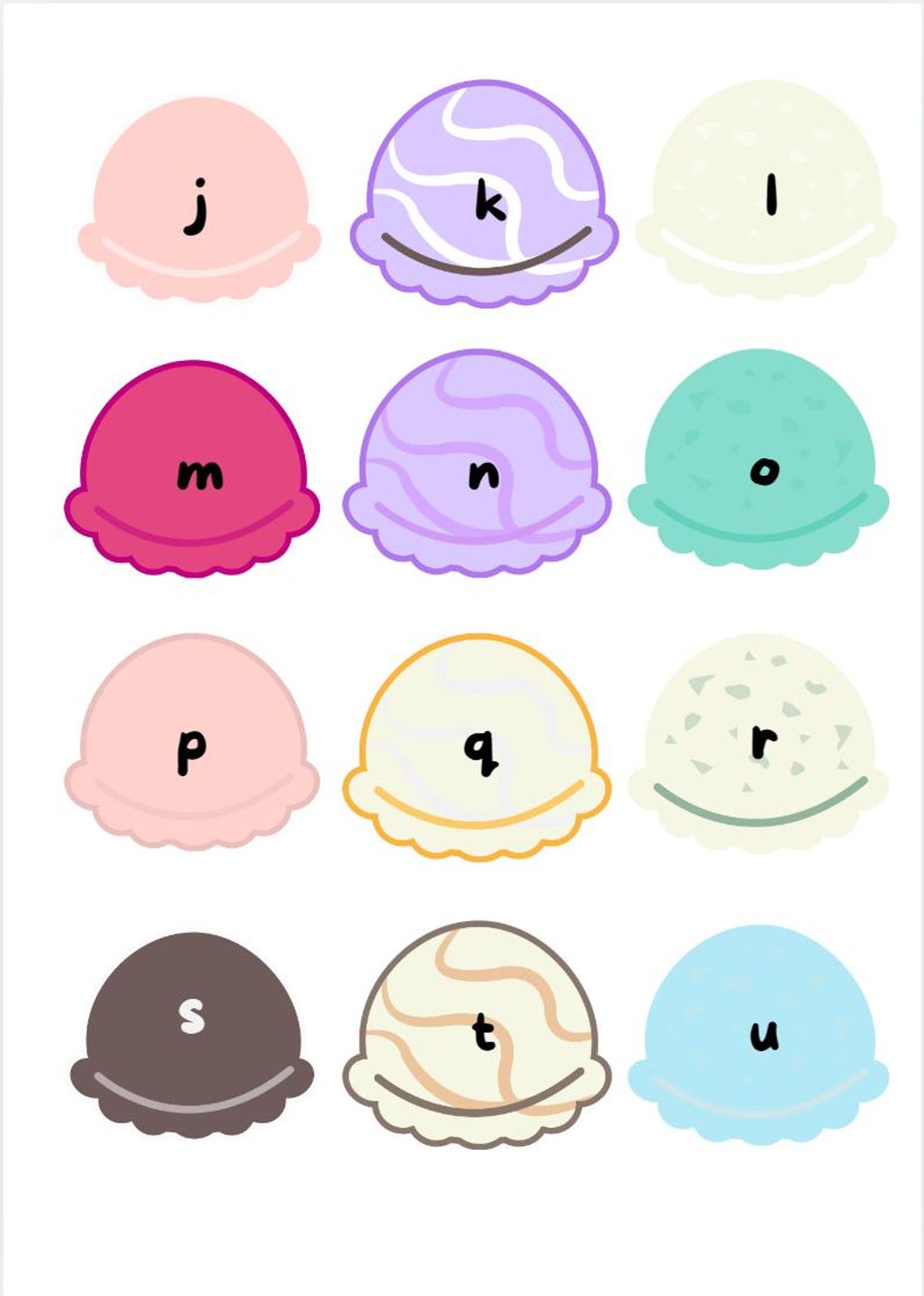 Letter Matching Upper and Lowercase Letter Pre K Printable Match the ...