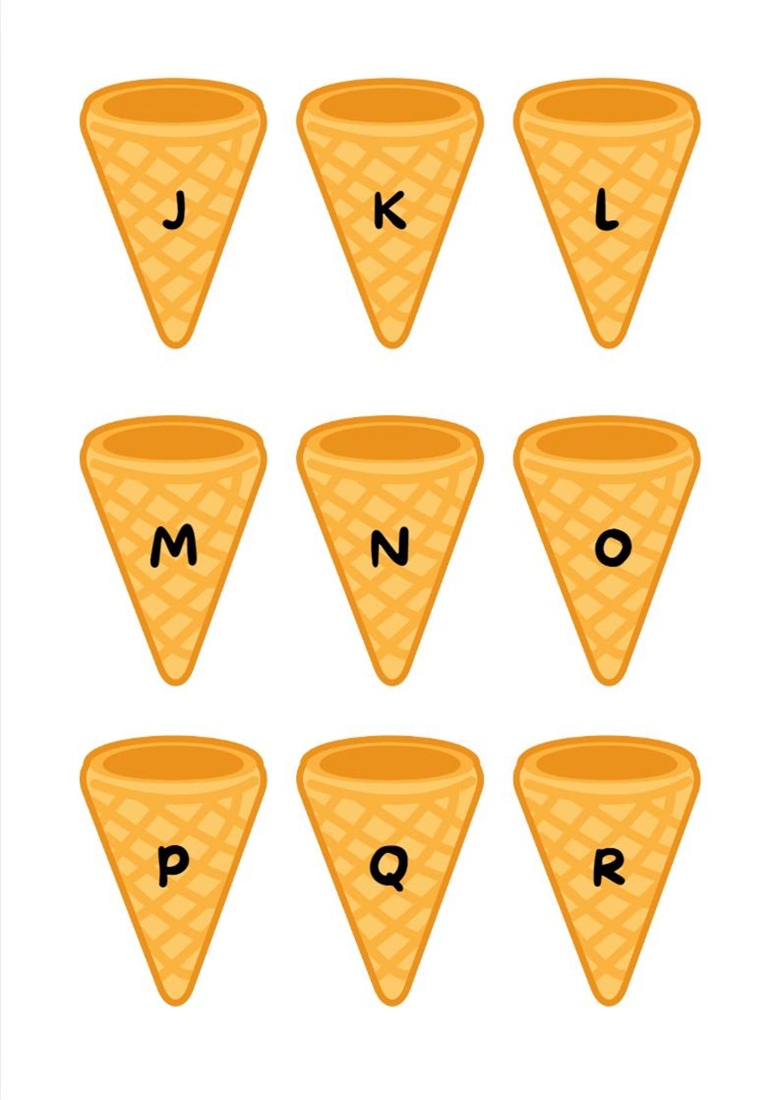 Letter Matching Upper and Lowercase Letter Pre K Printable Match the ...