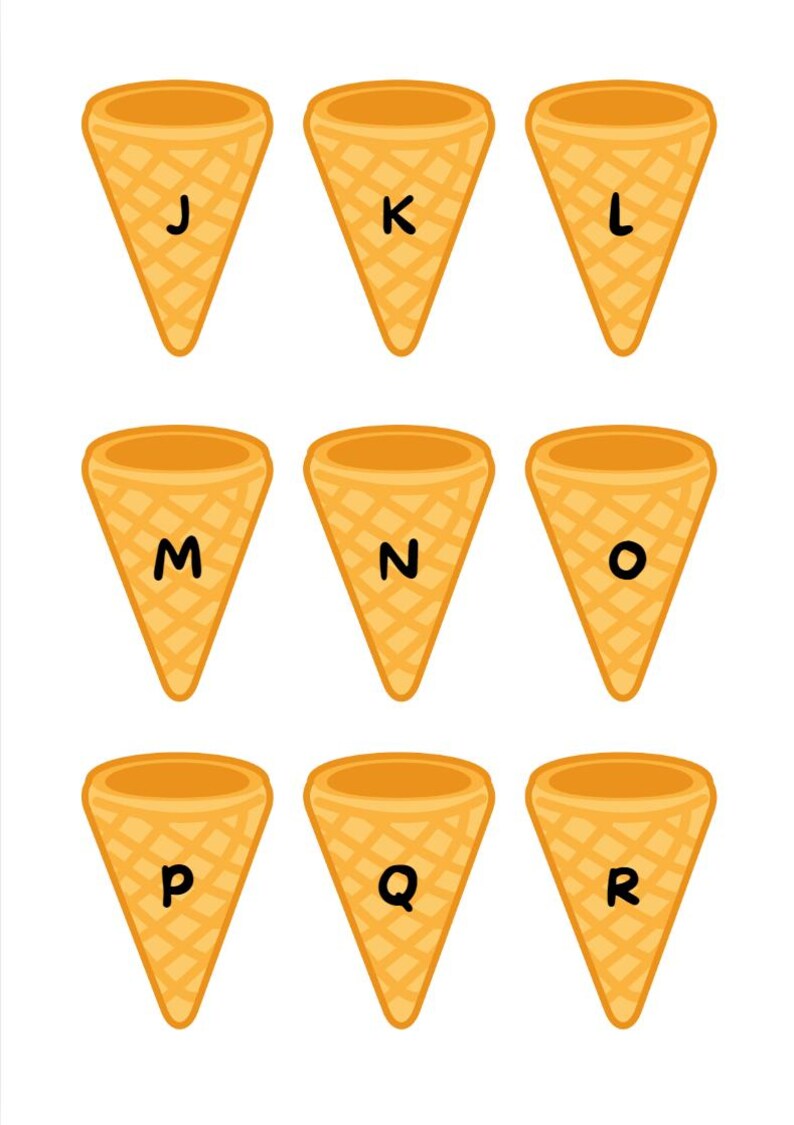 Letter Matching Upper and Lowercase Letter Pre K Printable Match the ...