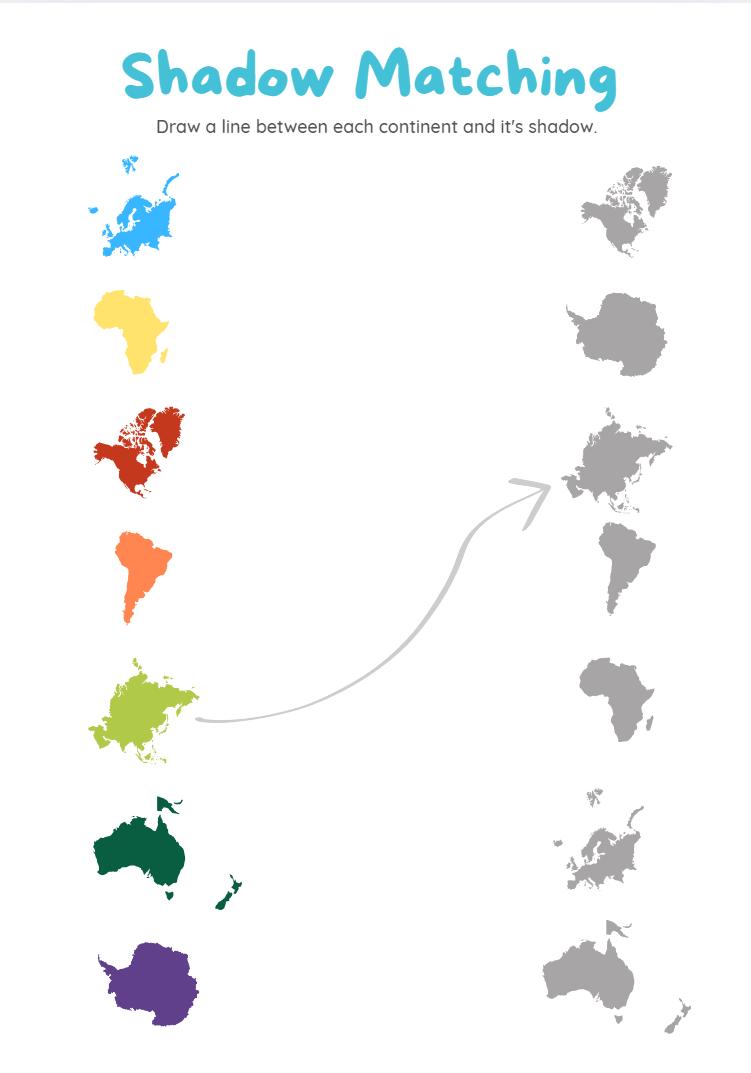 Continents Bundle Preschool Printable Montessori Activity Pack ...