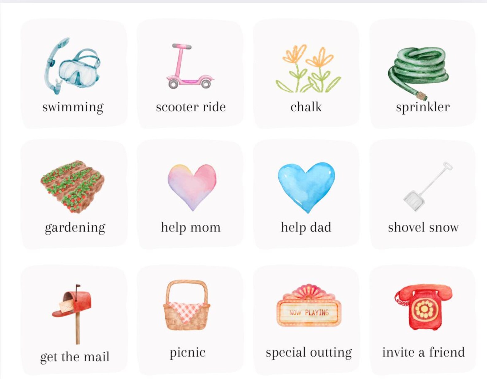 Daily Routine Cards Printable Visual Schedule Toddler Routine Chart for ...