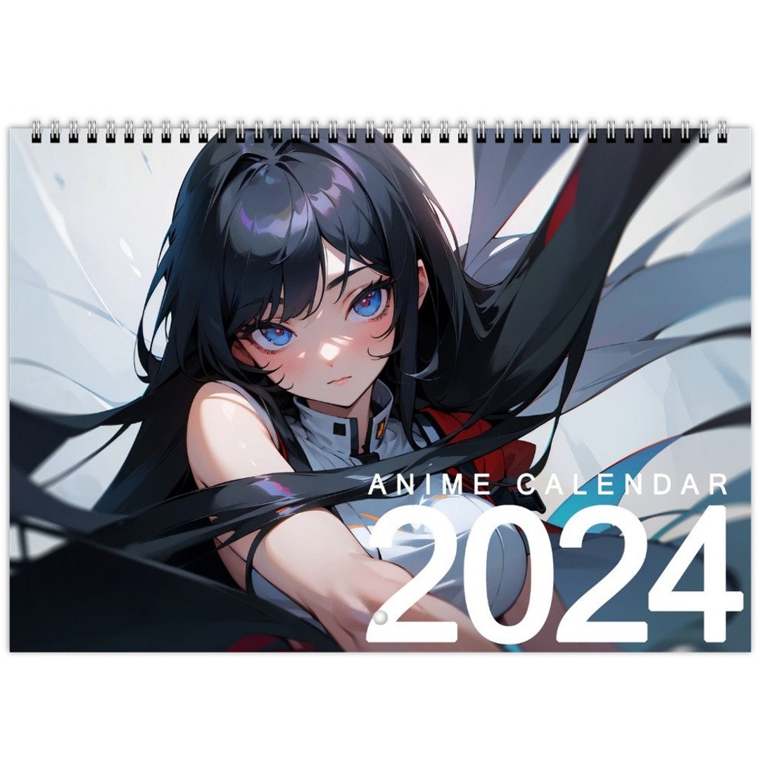 Anime Girl Kalender 2024 Schöne Qualität Kunst Kostenloser Versand ...
