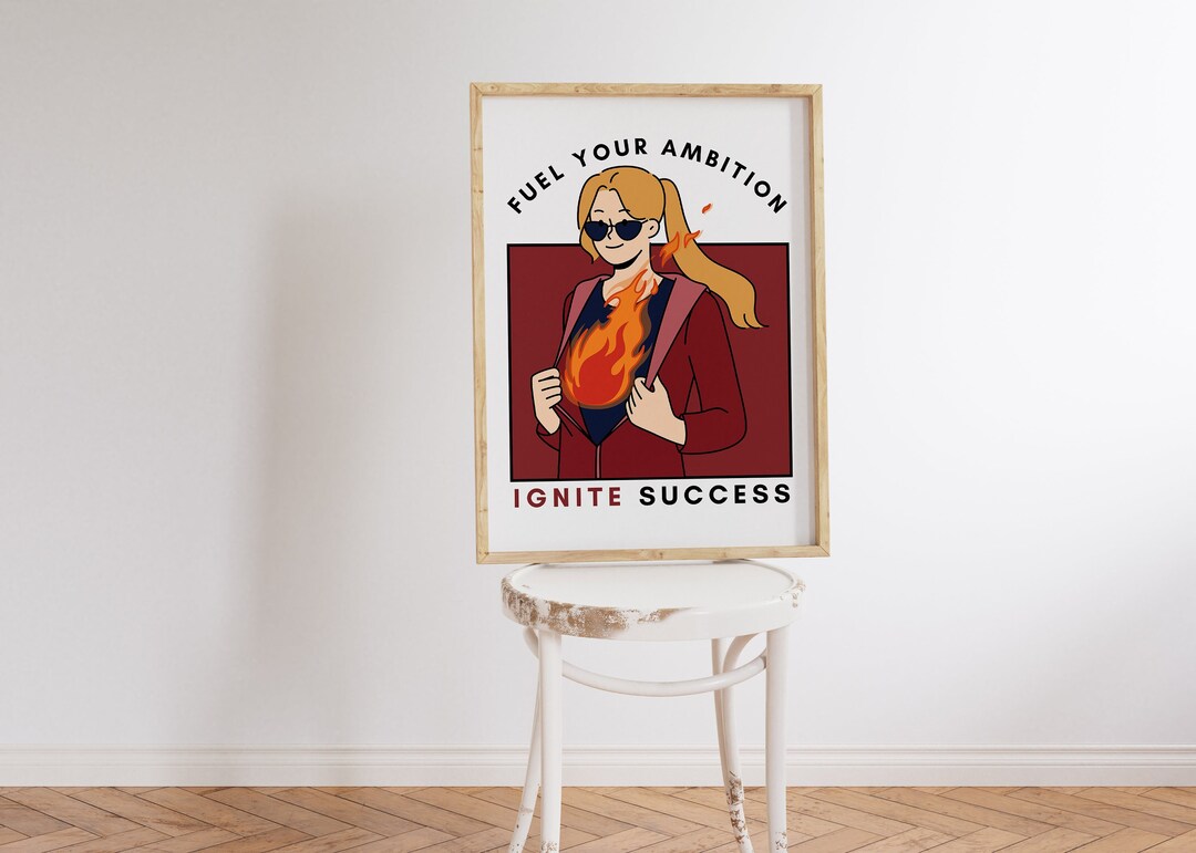 Fuel Your Ambition, Motivation Print, Entrepreneur Print, Boss Girl ...