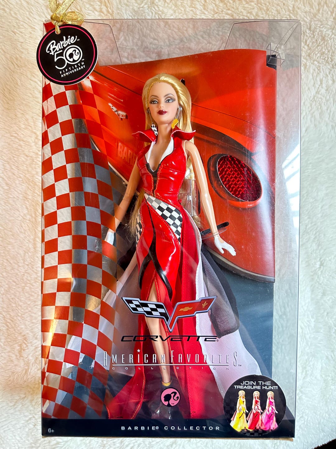 Corvette Barbie Doll Pink Label American Favorite Collection - Etsy